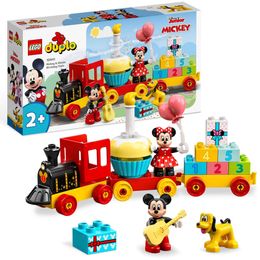 Konstruktionsspielsteine Lego "Mickys und Minnies Geburtstagszug (10941), Lego DUPLO Disney&trade;", bunt, Spielbausteine, Kinder, Kunststoff, Konstruktionsspielsteine, Made in Europe, Topseller