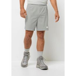 Shorts Jack Wolfskin "PRELIGHT 2IN1 SHORTS M", Herren, Gr. M (50), Normalgr&ouml;&szlig;en, grau (cool, grau), 1. OBERSTOFF: 84% POLYAMID, 16% ELASTHAN. 2. OBERSTOFF: 85% POLYAMID, 15% ELASTHAN. 3. OBERSTOFF: 87% POLYESTER, 13% ELASTHAN, Hosen Shorts