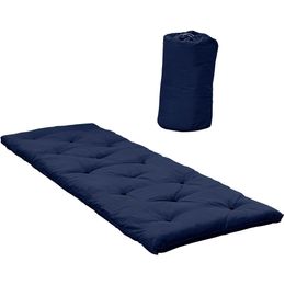 Futonmatratze Karup Design, blau (navy), B:70cm H:5cm L:190cm, Bezug Matratze: 80% Baumwolle, 20% Polyester, Matratzen, Futonmatratze