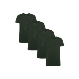 T-Shirt Bamboo basics "T-Shirt VELO 4er Pack", Damen, Gr. M, gr&uuml;n, Obermaterial: 68% Viskose CV. 28% Baumwolle CO. 4% Elasthan EL., Shirts T-Shirt