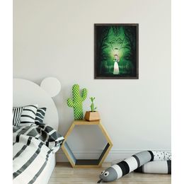 Wandbild Komar "Disney Sleeping Beauty Aurora Maleficent", gr&uuml;n (farbe bild(er): gr&uuml;n), Disney, 1 Stk., Vlies, Bilder, Wandbild, 40 x 50 cm (Breite x H&ouml;he) - Kinderzimmer, Dekoration