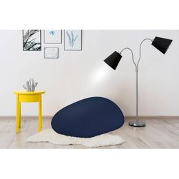 Sitzsack Kayoom "Jump, Sitzsack-Kissen, einfach gestaltet, weich gef&uuml;llt", blau (navy blau), B:78cm H:50cm T:101cm, Bezug: Lycra 82% Nylon 18% Elasthan F&uuml;llungmaterial: EPS-Perlen, Sitzs&auml;cke, Sitzsack, komfortabel, modern, sorgf&auml;ltige Verarbeitung, Au&szlig;enh&uuml;lle dehnbar