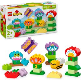 Konstruktionsspielsteine Lego "Kreativer Blumengarten (10444), Lego DUPLO Town", bunt, Spielbausteine, Kinder, Kunststoff, Konstruktionsspielsteine, Made in Europe