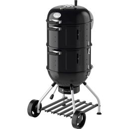 R&ouml;sle Smoker R&Ouml;SLE "Kugelgrill No.1/F50-S, 25009", schwarz, B:66cm H:137cm, Grills, Smoker, mit zwei Smoker-Ringen oder als Mini-Kugelgrill, 2x &Oslash; 50 cm