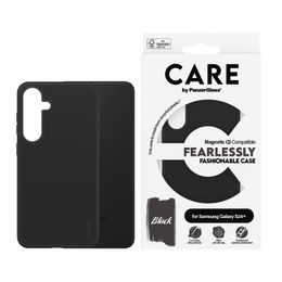 CARE BY PANZERGLASS Handyh&uuml;lle "MagSafe QI Compatible Fearlessly Fashionable Case f&uuml;r Samsung S24+", schwarz, B:11cm H:2cm T:19,5cm, H&uuml;llen, Backcover, Schutzh&uuml;lle, Handyschutzh&uuml;lle, Case, Schutzcase, sto&szlig;fest, Handyh&uuml;lle