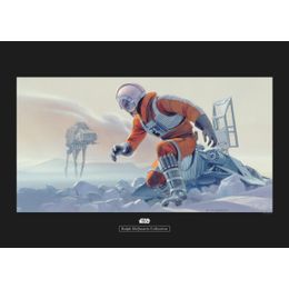 Bild Komar "Star Wars Classic RMQ Hoth Battle Pilot", bunt (farbe bild(er): bunt), B:70cm H:50cm, Holz, Papier, Bilder, Bild, Wandbild zur Dekoration im Kinderzimmer - ohne Rahmen