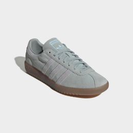 Sneaker adidas originals "ADIDAS BRMD", Damen, Gr. 38,5, wonder sage, crystal sky, gum5, Leder, Schuhe Sneaker, Topseller