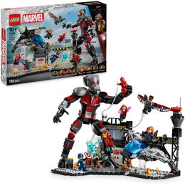 Konstruktionsspielsteine Lego "Captain America: Civil War Actionduell (76314), Lego Super Heroes", bunt, Spielbausteine, Kinder, Kunststoff, Konstruktionsspielsteine, Made in Europe