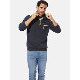 Sweatshirt Babista "Sweatshirt PALDOR", Herren, Gr. XL, blau (dunkelblau), Obermaterial: 60% Baumwolle CO. 40% Polyester COOLMAX PES(Coolmax)., Sweatshirts Sweatshirt