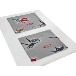 Platzset WIRTH "Planes Lima" Gr. 2, grau (dunkelgrau), B:50cm L:40cm, Obermaterial: 100% Polyester, Platzsets, Platzset, Disney