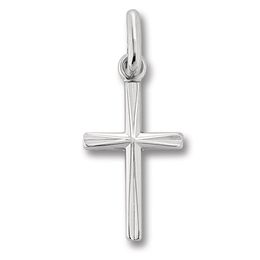 Kettenanh&auml;nger ONE ELEMENT "Kreuz Anh&auml;nger aus 925 Silber", silber, Schmuckanh&auml;nger, Damen, Silber 925 (Sterlingsilber), Kettenanh&auml;nger