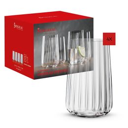 Longdrinkglas Spiegelau "Longdrinkgl&auml;ser Lifestyle 510 ml 4er Set transparent", bunt (transparent), 4 tlg., Glas, Trinkgef&auml;&szlig;e, Longdrinkglas