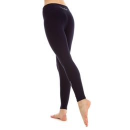 Leggings WINSHAPE "Long Slim Tights WTL1", Damen, Gr. L, Normalgr&ouml;&szlig;en, blau (night blau), 90% Baumwolle, 10% Elasthan, Hosen Leggings, figurbetont