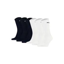 Kurzsocken Puma "Socken 6er Pack", Damen, Gr. 39-42, blau (blau, wei&szlig;), Obermaterial: 74% Baumwolle CO. 21% Polyester PES. 3% Polyamid PA. 2% Elasthan EL., Socken Kurzsocken