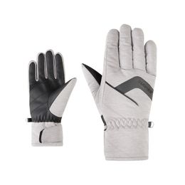 Multisporthandschuhe Ziener "KARION-Z AS glove lady", Damen, Gr. 6,5, light m&eacute;lange, Materialmix, Handschuhe Multisporthandschuhe