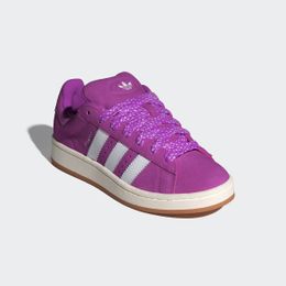 Sneaker adidas originals "CAMPUS 00S", Damen, Gr. 37, lila (purbur, ftwwht, sanftes wei&szlig;), Leder, Synthetik, Schuhe Sneaker