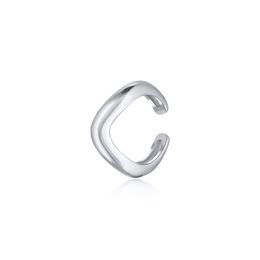 Ohrklemme Elli "Ohrringe Earcuff Single Ohrklemme Wellen Design 925 Silber" Gr. 3, silber, Ohrringe, Damen, ohne Stein, Silber 925 (Sterlingsilber), Ohrklemme