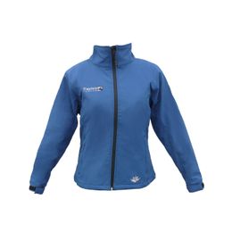 Softshelljacke DEPROC Active "WESTLOOK WOMEN", Damen, Gr. 36 (S), blau (navy), 96% Polyester; 4% Elasthan, mit verstellbarem Klettverschluss, Jacken Softshelljacke, auch in Gro&szlig;en Gr&ouml;&szlig;en erh&auml;ltlich