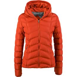 Steppjacke DEPROC Active "GILMOUR MELVILLE Women", Damen, Gr. 54 (XXL), rot, 100% Polyester, figurbetont, mit innenliegendem Gummizug, Jacken Steppjacke, auch in Gro&szlig;en Gr&ouml;&szlig;en erh&auml;ltlich