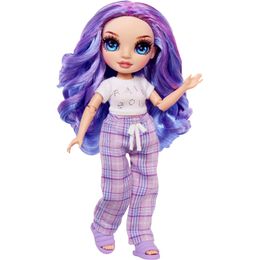 Anziehpuppe RAINBOW HIGH "Junior High PJ Party Fashion Doll Violet (Purple)", lila, Puppen, Kinder, Anziehpuppe