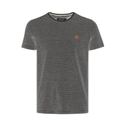 T-Shirt INDICODE "T-Shirt IDLupko", Herren, Gr. XL, schwarz, Obermaterial: 100% Baumwolle CO., regular fit, Rundhals, Shirts T-Shirt