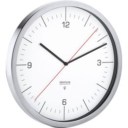 Wanduhr Blomus "CRONO", wei&szlig;, B/H/L: 24cm, Wanduhren, Wanduhr