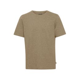 T-Shirt Blend "T-Shirt BHTee", Damen, Gr. M, beige (crockery), Obermaterial: 60% Baumwolle CO. 40% Polyester PES., Shirts T-Shirt