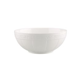 Villeroy & Boch Schale VILLEROY & BOCH "Sch&uuml;ssel White Pearl &oslash; 24 cm wei&szlig;", wei&szlig;, Sch&uuml;sseln, Schale