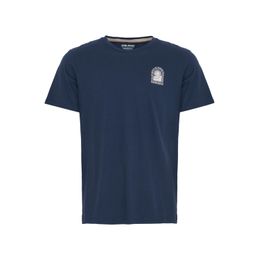 T-Shirt Blend "T-Shirt BHTee", Herren, Gr. XL, blau (marineblaus), Obermaterial: 100% Baumwolle CO., Shirts T-Shirt