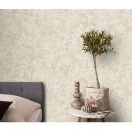 Vliestapete Erismann "Vliestapete DELICIOSA", beige (creme), B:0,53m H:0,09m L:10,05m, Vlies, Tapeten, Vliestapete, Phthalate frei
