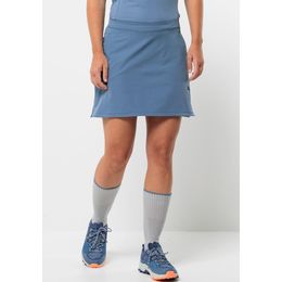 Skort Jack Wolfskin "HIKING ALPINE SKORT W", Damen, Gr. 42, blau (elemental, blau), 1. OBERSTOFF: 87% POLYESTER, 13% ELASTHAN. 2. OBERSTOFF: 100% POLYESTER. 1.LINING: 100% POLYESTER, R&ouml;cke Skort
