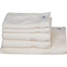 Sch&ouml;ner Wohnen Kollektion Handtuch Set "Cuddly", wei&szlig;, 5 Stk., Frotteevelours, Frotteevelours, Obermaterial: 100% Baumwolle, SCH&Ouml;NER WOHNEN-KOLLEKTION, Handt&uuml;cher, Handtuch Set, schnell trocknende Airtouch-Qualit&auml;t
