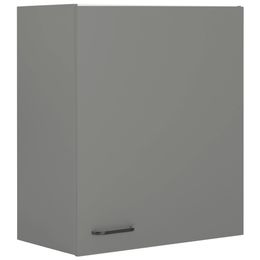 H&auml;ngeschrank Optifit "Elga", grau (basaltgrau, basaltgrau), B:60cm H:70,4cm T:34,9cm, Holzwerkstoff, Schr&auml;nke, H&auml;ngeschrank, mit Soft-Close-Funktion und Metallgriff, Breite 60 cm