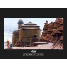 Bild Komar "Star Wars Classic RMQ Jabbas Palace", bunt (farbe bild(er): bunt), B:40cm H:30cm, Holz, Papier, Bilder, Bild, Wandbild zur Dekoration im Kinderzimmer - ohne Rahmen