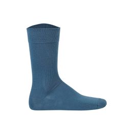 Kurzsocken Hudson "Socken 1er Pack", Herren, Gr. 41-42, blau (dunkelblau), Obermaterial: 97% Baumwolle CO. 3% Elasthan EL., Socken Kurzsocken