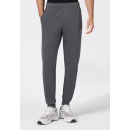 Jogginghose Champion "SPORTWEAR JOGGERS Slim Fit", Herren, Gr. L (52/54), N-Gr, fgy, Obermaterial: 70% Baumwolle, 30% Polyester, Hosen Jogginghose