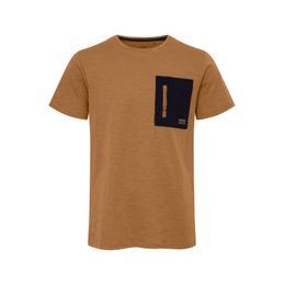 T-Shirt 11 Project "T-Shirt PRFrode", Herren, Gr. S, braun (tobacco braun), Obermaterial: 100% Baumwolle CO., Shirts T-Shirt