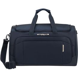 Reisetasche Samsonite "RESPARK, 55 cm", Damen, Gr. B/H/T: 55cm x 33cm x 30cm, blau, Polyester, Polyurethan, Taschen Reisetasche, Weekender Reisetasche Freizeittasche Sporttasche