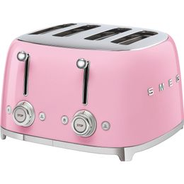 Smeg Toaster "TSF03PKEU", pink, B:33cm H:20cm T:30cm, Toaster, Toaster