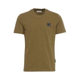 T-Shirt Casual Friday "T-Shirt CFTHOR tee with logo badge", Herren, Gr. 3XL, gr&uuml;n (gothic olive), Obermaterial: 100% Baumwolle CO., Shirts T-Shirt