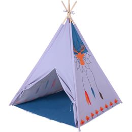 Spielzelt KNORRTOYS "Tipi Dreamcatcher", bunt, Spielzelte, KinderB:120cm H:150cm T:120cm, Holz, Polyester, Wasserabweisender Zeltstoff, Spielzelt, mit Zeltstangen aus Holz, B:120cm H:150cm T:120cm