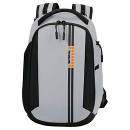 Freizeitrucksack Samsonite "ACTIVE ROAD", Gr. B/H/T: 21cm x 39cm x 13,5cm, grau, Textil, Rucks&auml;cke Freizeitrucksack