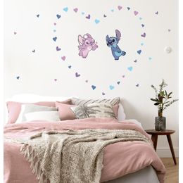 Wandtattoo Komar "Stitch in Love - Gr&ouml;&szlig;e 50 x 70 cm", bunt, Disney, Folie, Wandtattoos, Wandtattoo, selbstklebend, Wandsticker, Kinderzimmer