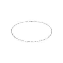 Kette ohne Anh&auml;nger Elli "Halskette Glieder Oval Grob Basic Chain Optik 925 Silber" Gr. 40, silber, Halsketten, Damen, ohne Stein, Silber 925 (Sterlingsilber), Kette ohne Anh&auml;nger