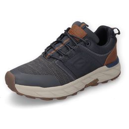 Sneaker Camel Active, Herren, Gr. 44, blau (navy, braun), Synthetik, Textil, Schuhe Sneaker, Retro Sneaker, Chunky Sneaker, Schn&uuml;rschuh f&uuml;r den Alltag