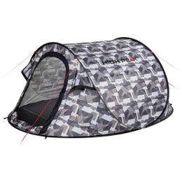 Wurfzelt High Peak "Pop up Zelt Vision 3", gr&uuml;n (camouflage), Zelte, B/H/L: 180cm x 100cm x 235cm, Wurfzelt, B:180cm H:100cm L:235cm
