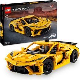 Konstruktionsspielsteine Lego "Chevrolet Corvette Stingray (42205), Lego Technic", bunt, Spielbausteine, Kinder, Kunststoff, Konstruktionsspielsteine, Made in Europe