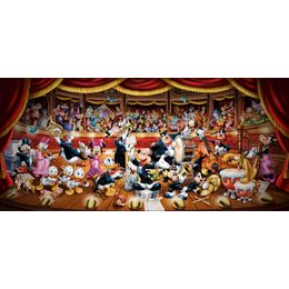 Puzzle Clementoni "Panorama High Quality Collection, Disney Orchester", bunt, Puzzles, KinderB:291cm H:134cm, Pappe, Motiv, Puzzle, Made in Europe, B:291cm H:134cm