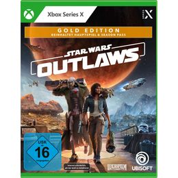 Ubisoft Spielesoftware "Star Wars Outlaws Gold Edition", transparent (ohne farbbezeichnung), Xbox Series X, Spielesoftware, Spielesoftware