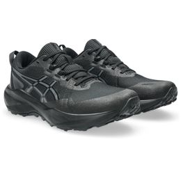 Trailrunningschuh asics "GEL-VENTURE 11", Damen, Gr. 42,5, schwarz, carrier grau, Synthetik, Schuhe Trailrunningschuh, mit profiliertem Gummi-Laufsohlenprofil, mit AMPLIFOAM PLUS D&auml;mpfung